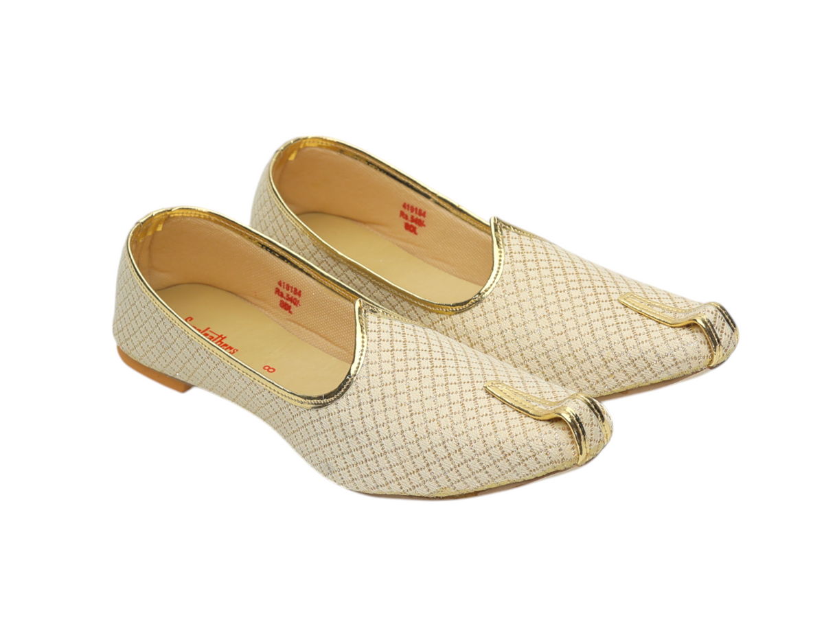 Mens Embroidered Nagra shoe 410369 – SREELEATHERS