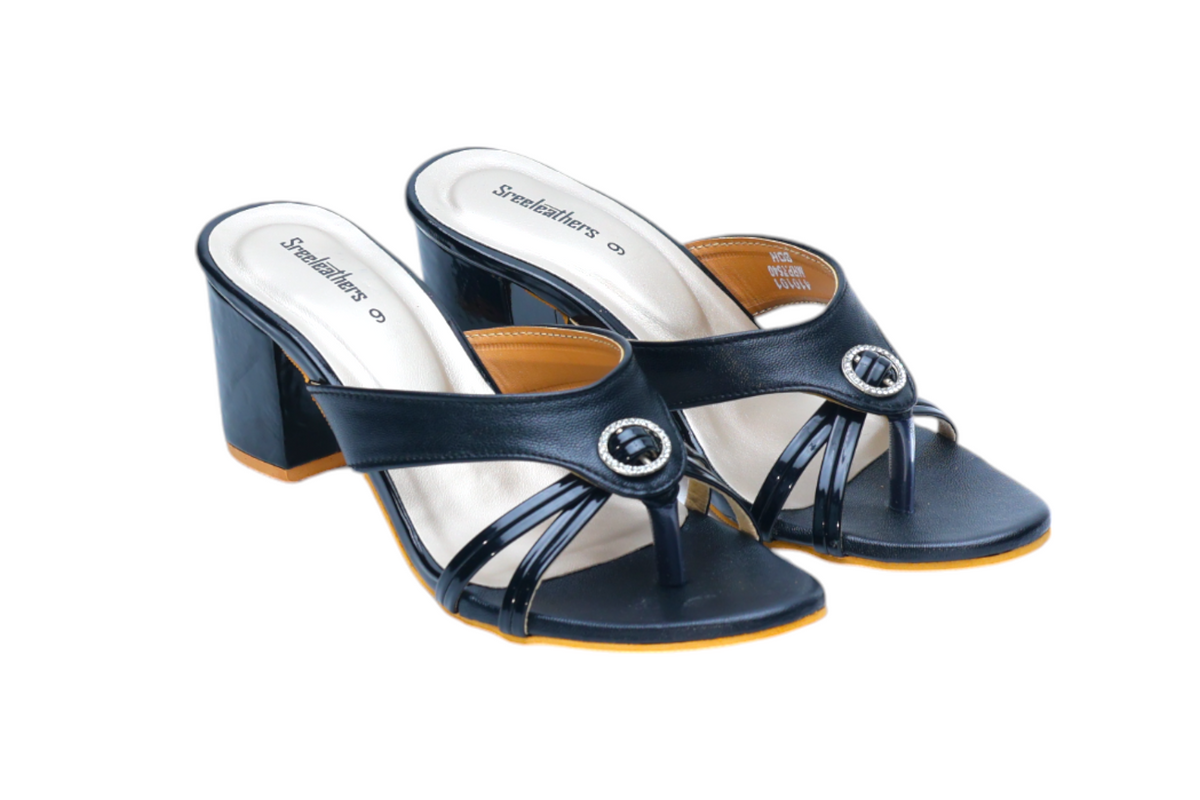 Ladies Heel Chappal 410101 – SREELEATHERS