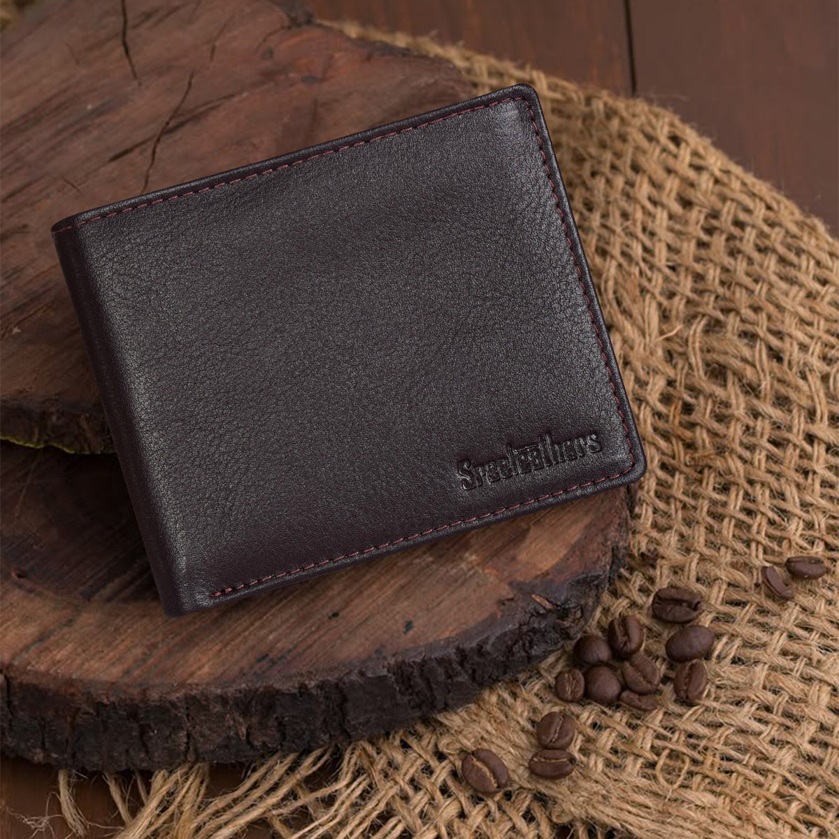 MENS LEATHER WALLET 33621 (BROWN) – SREELEATHERS