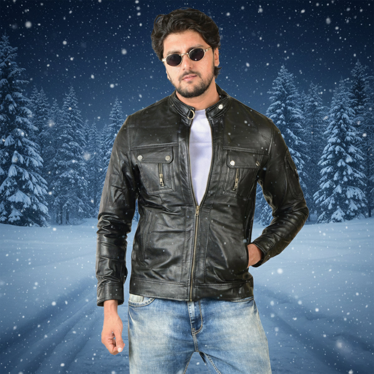 MENS LEATHER JACKET 410141(BLACK) – SREELEATHERS