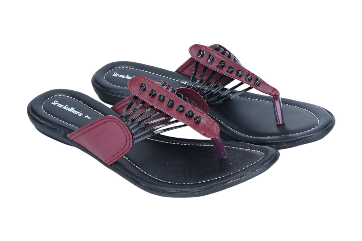 Ladies flat chappal 21001 – SREELEATHERS
