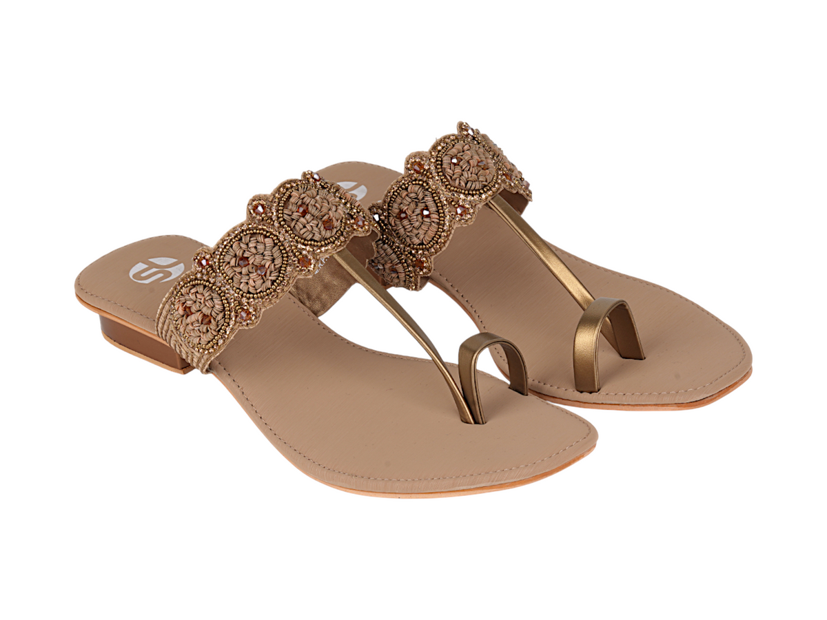 Ladies fancy heel chappal 994976 – SREELEATHERS