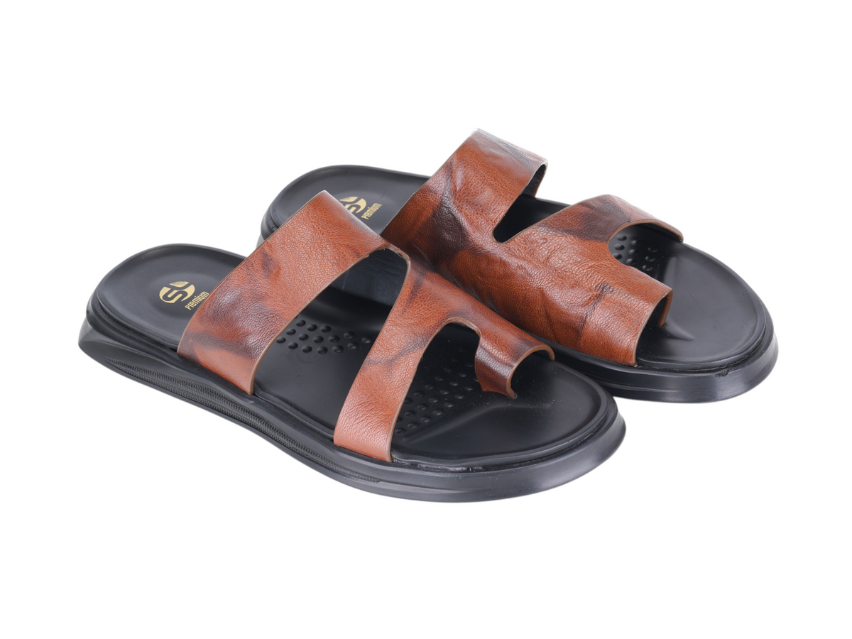 Mens Premium Leather Chappal 93282 – SREELEATHERS