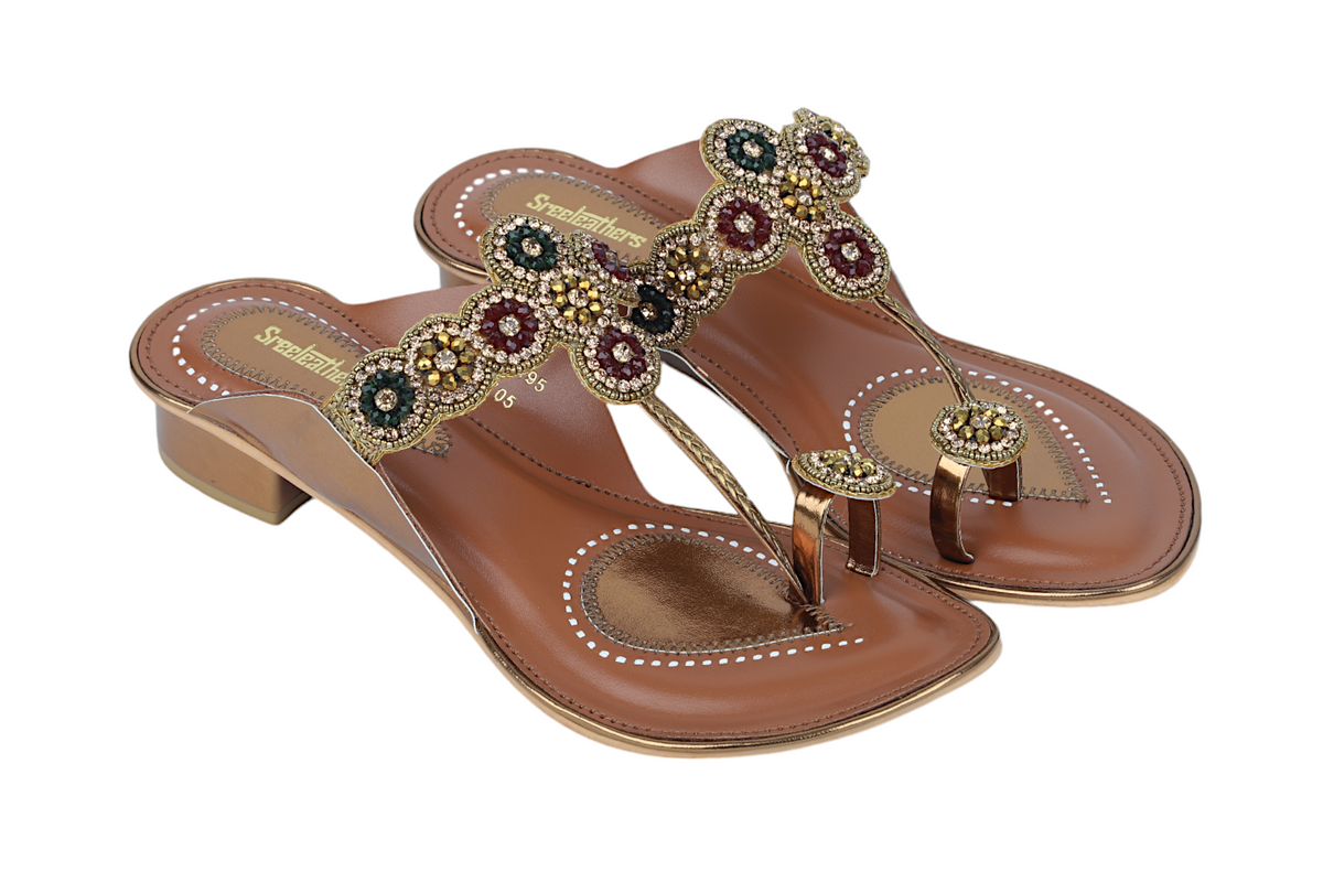 Premium Ladies Fancy Chappal 912711 – SREELEATHERS