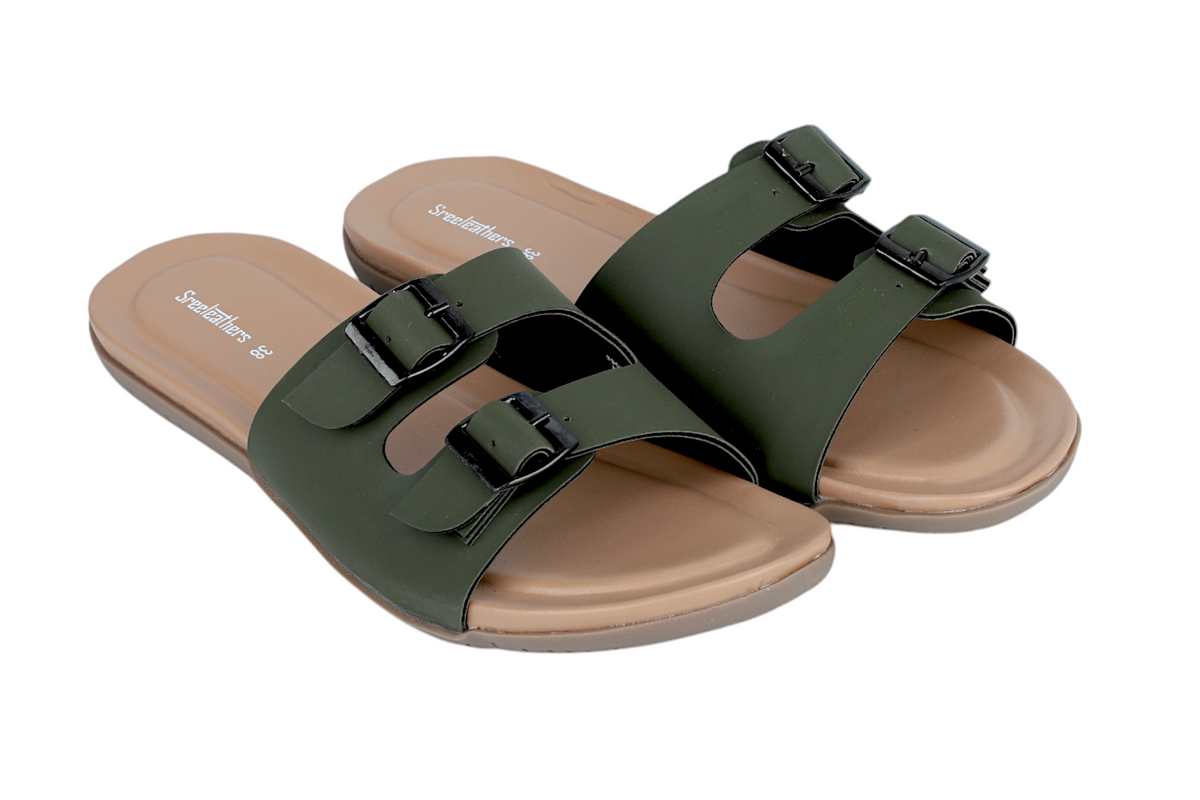 Ladies Comfort Flat Chappal 990364 – SREELEATHERS