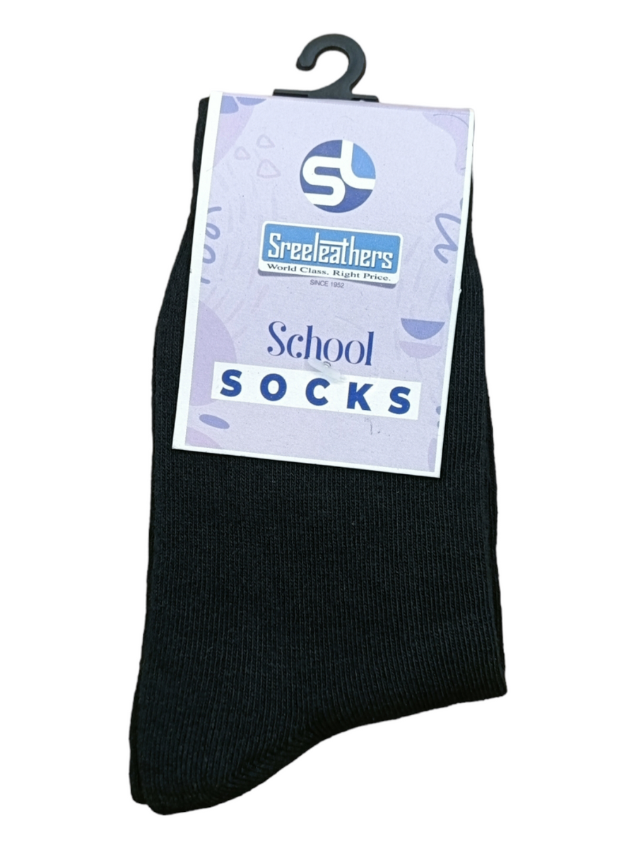 Black School socks 999012 (3 Size) – SREELEATHERS